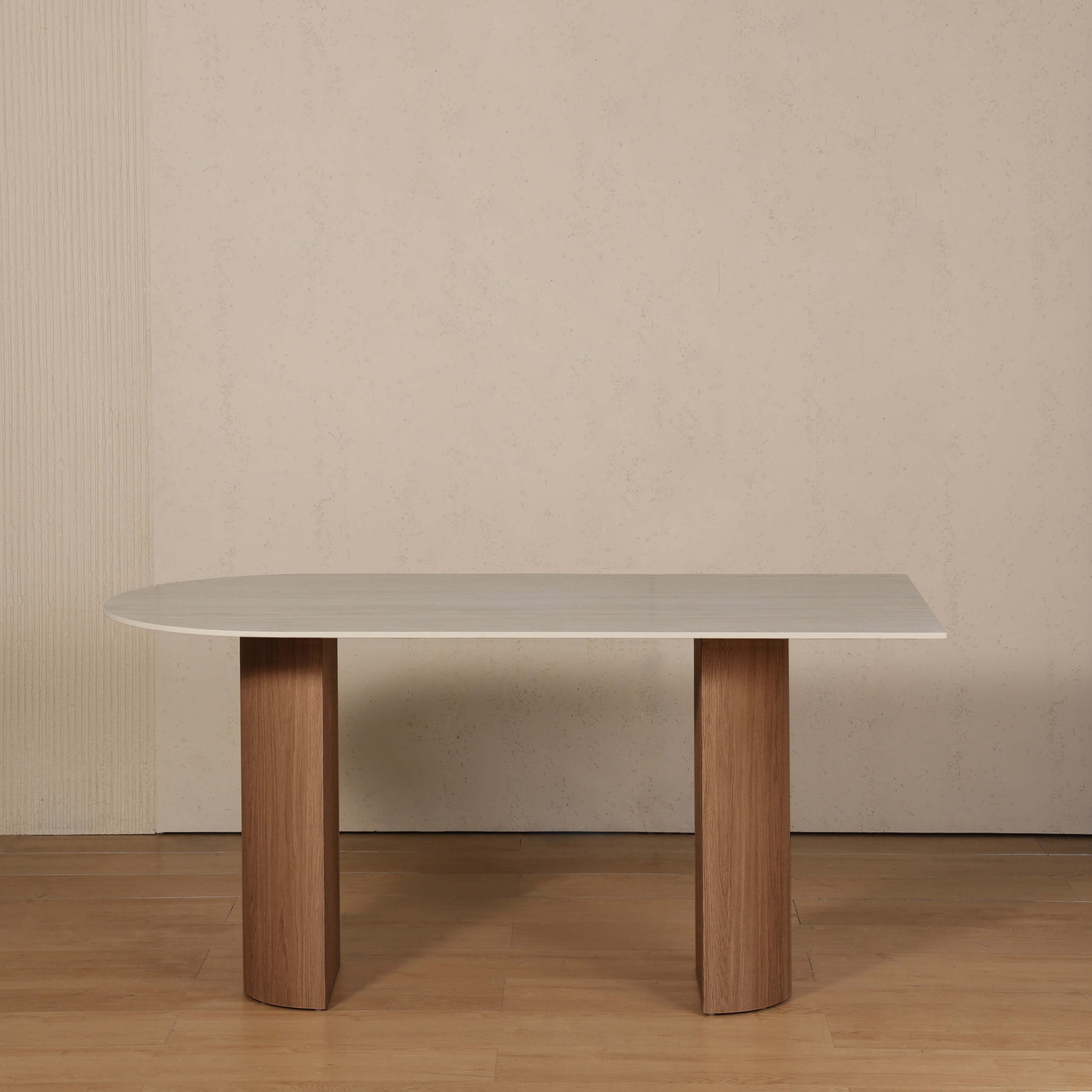 Sintered Half-Stadium Top x Half-Moon Lami Dining Table - Customisable ...