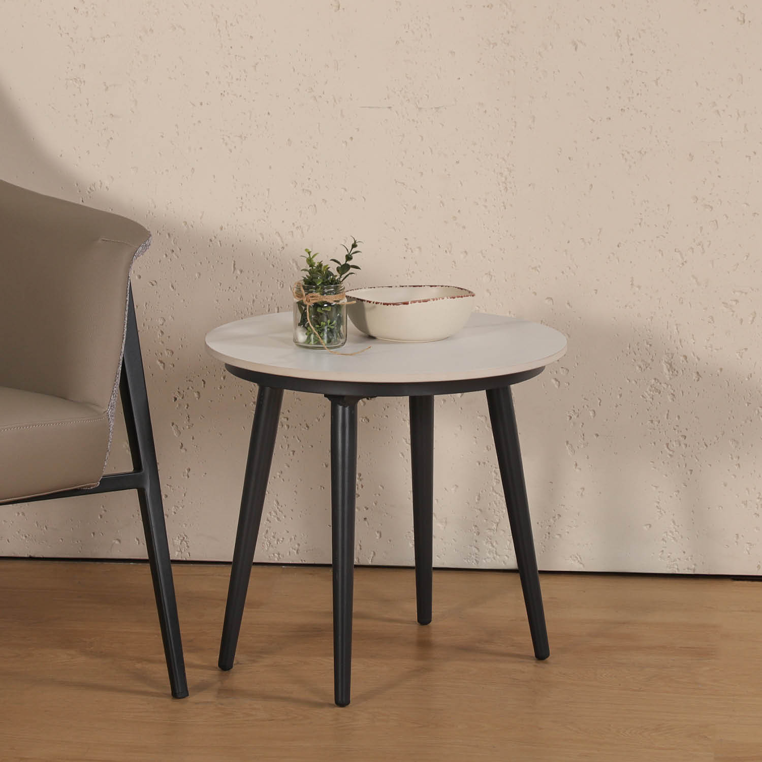 Sintered x Tino Outdoor Side / Coffee Table – Round Dia450 – Carrara ...