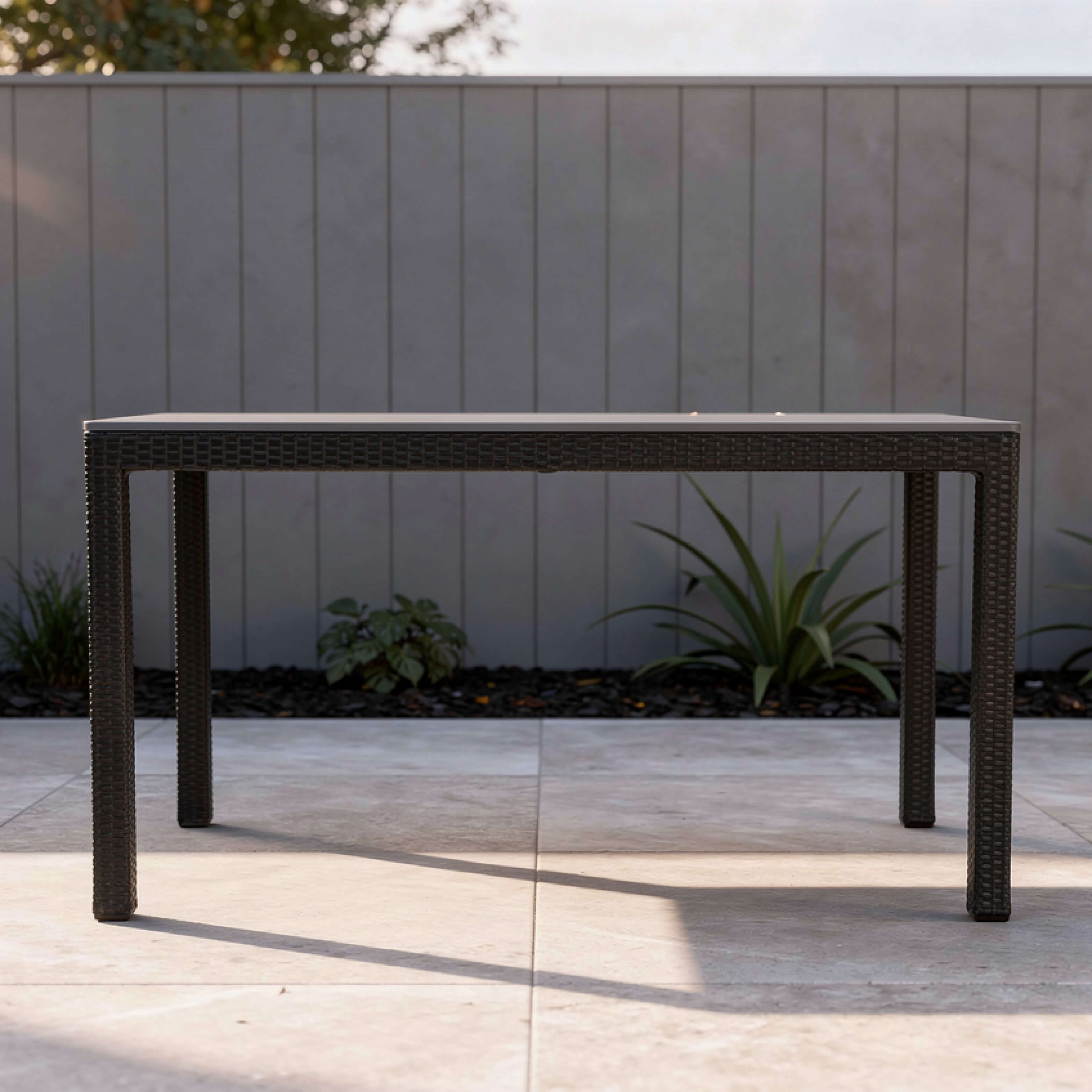 Sintered Rect Top (R5) x Dayboro Outdoor Dining Table - W1400 - Vic ...