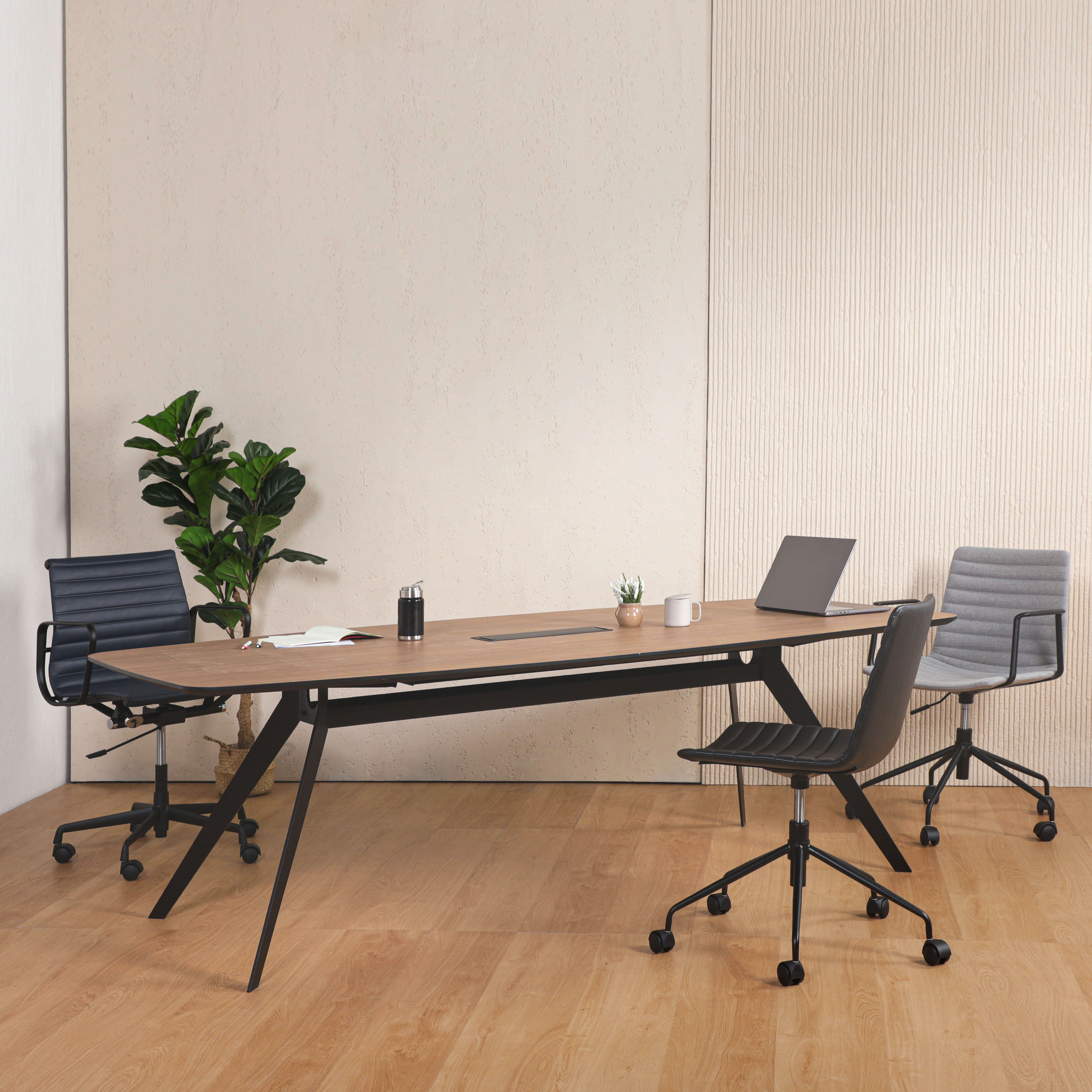 Croft x Polo Conference Table - W2400 | Comfort Design Furniture