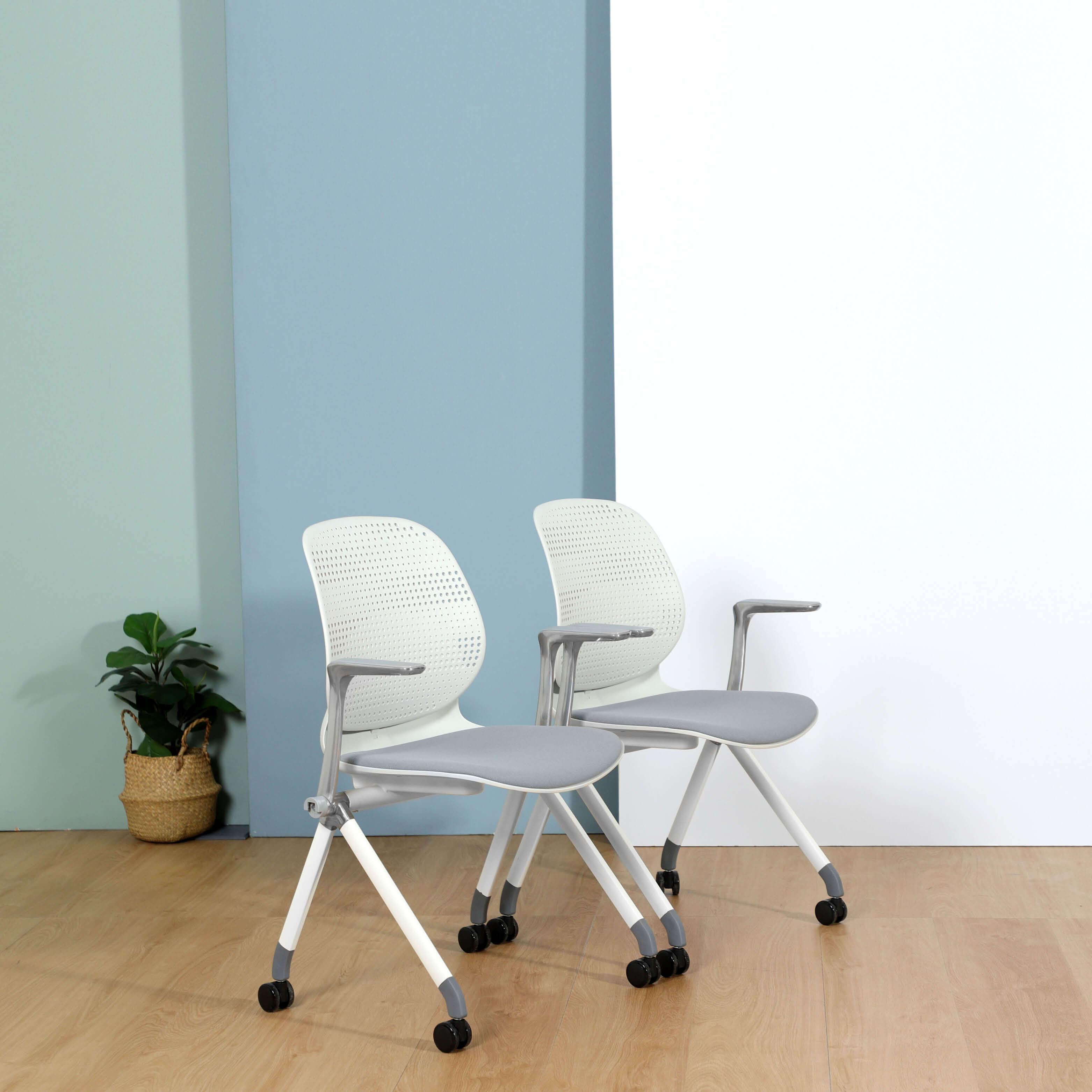 Tim Training Arm Chair w/ Castors - A-Legged | Comfort Design Furniture