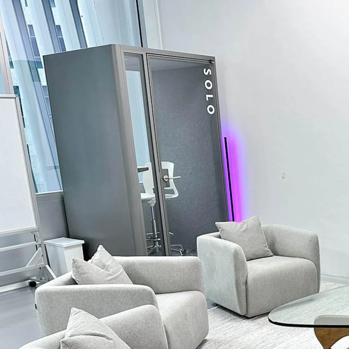 Lull Acoustic Privacy Pod for Office Meeting | Comfort Furniture Singapore